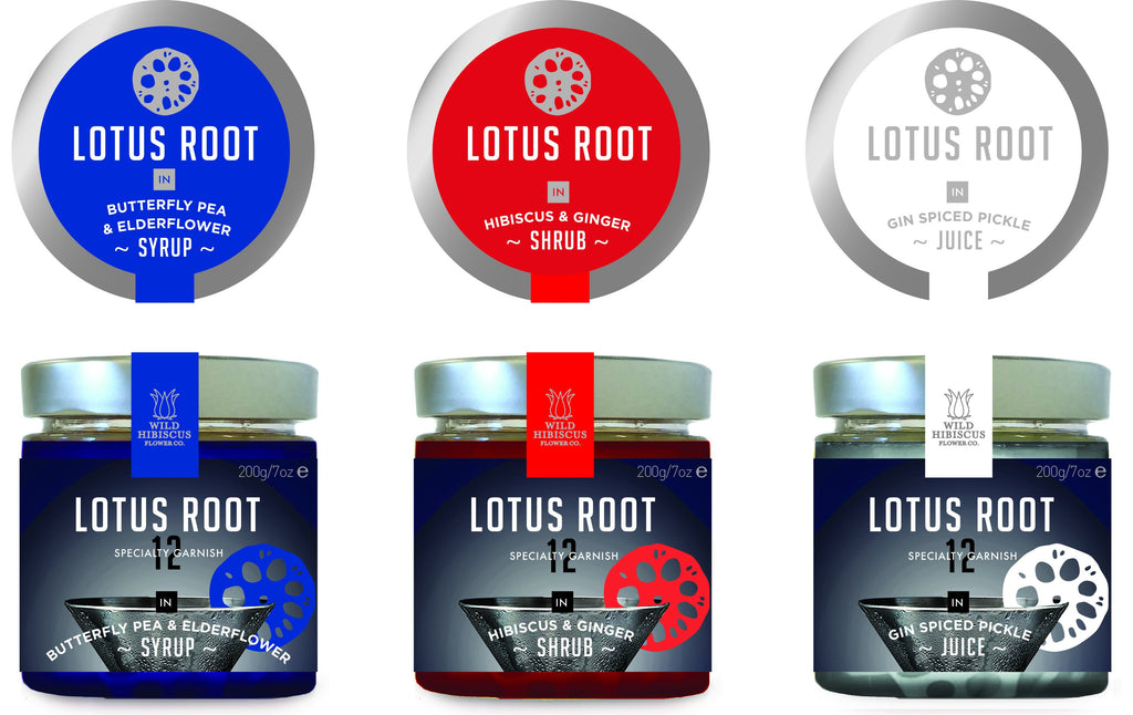 Lotus Root Slices Trio – Wild Hibiscus Flower Co